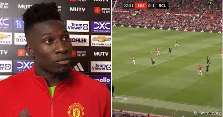 Manchester United Summer Signing Andre Onana Takes Blame For Conceding Halfway Line Goal On Home